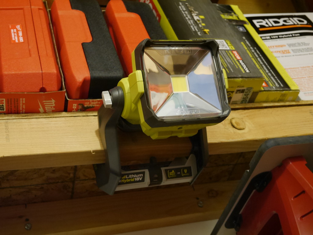 Ryobi One + 18V 20 Watt Hybrid LED Worklight P720 Review - Tool Craze
