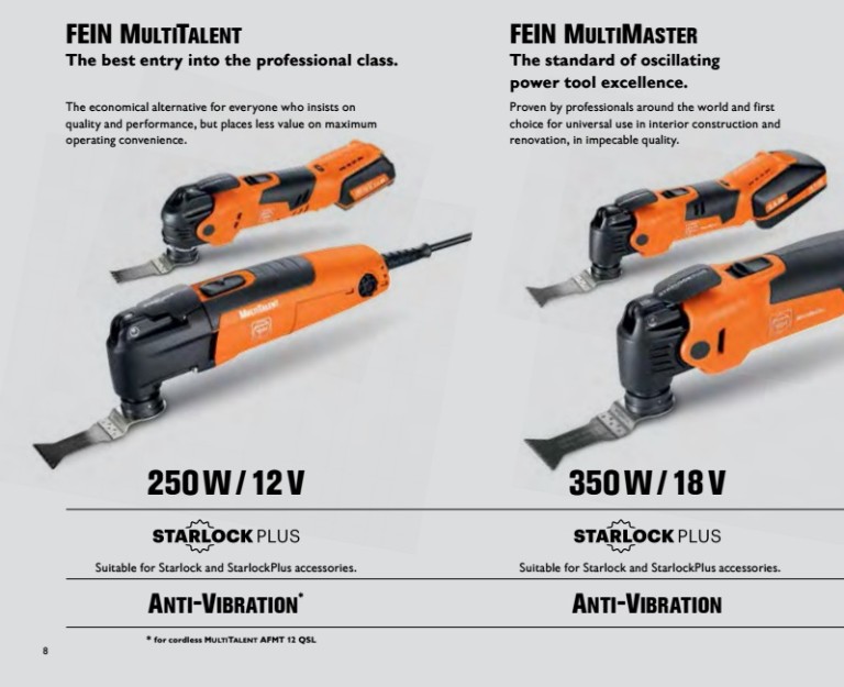Fein Announces new MultiMaster MultiTalent SuperCut and Accessories ...