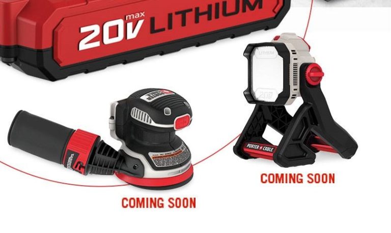 New Porter Cable 20V Random Orbital Sander & LED Light - Tool Craze
