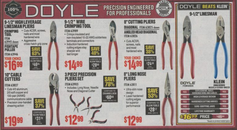 New Harbor Freight Hand Tool Brands - Doyle / Bremen / Quinn - Tool Craze